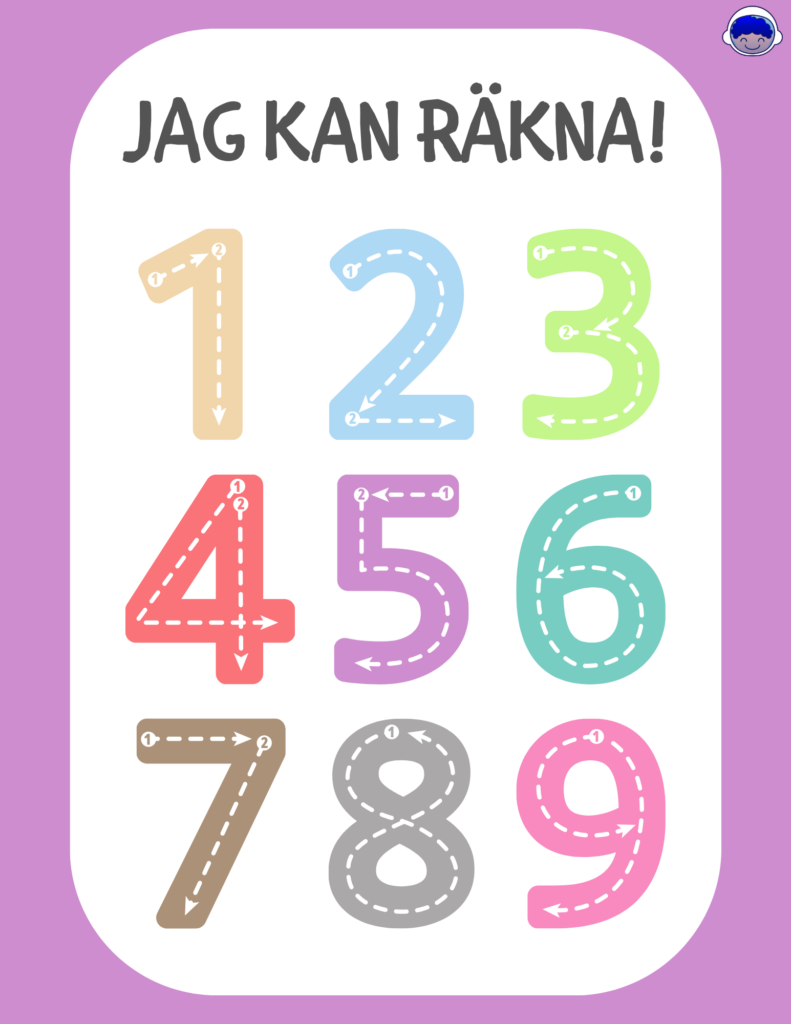 Skrivövningar för barn att skriva ut