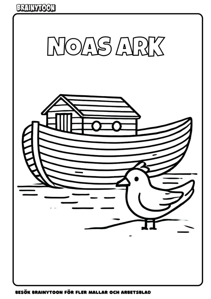 Noas Ark berättelse för barn