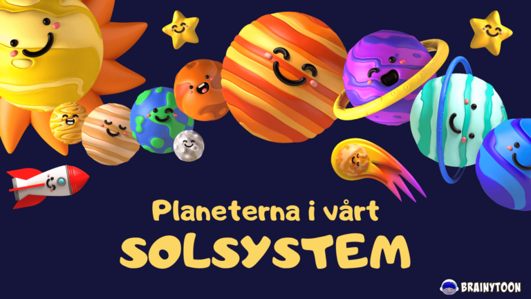 Fakta om solsystemet för barn