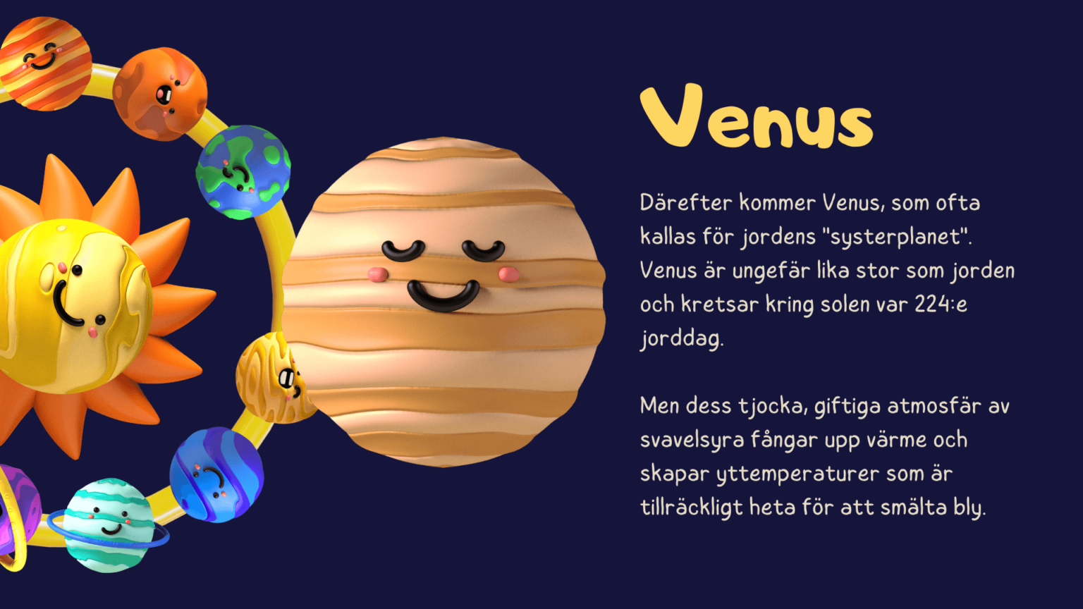 Fakta om solsystemet för barn