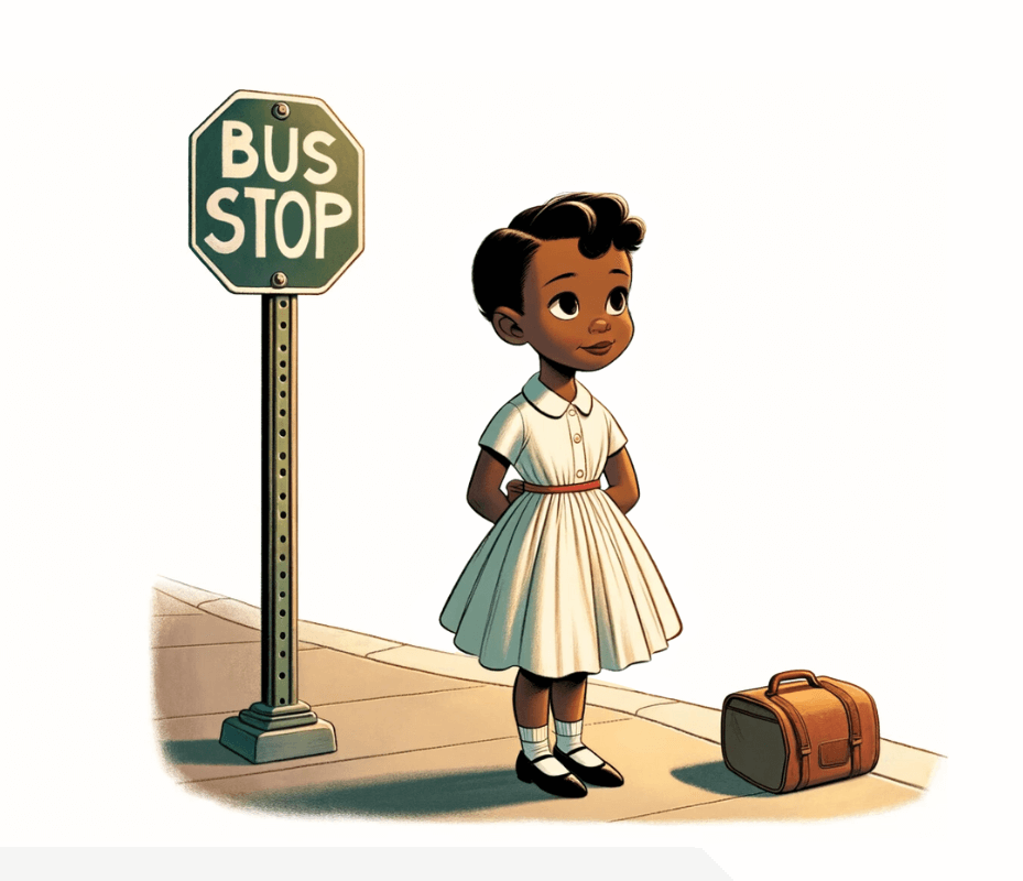 Biography and fact book about Claudette Colvin for kids