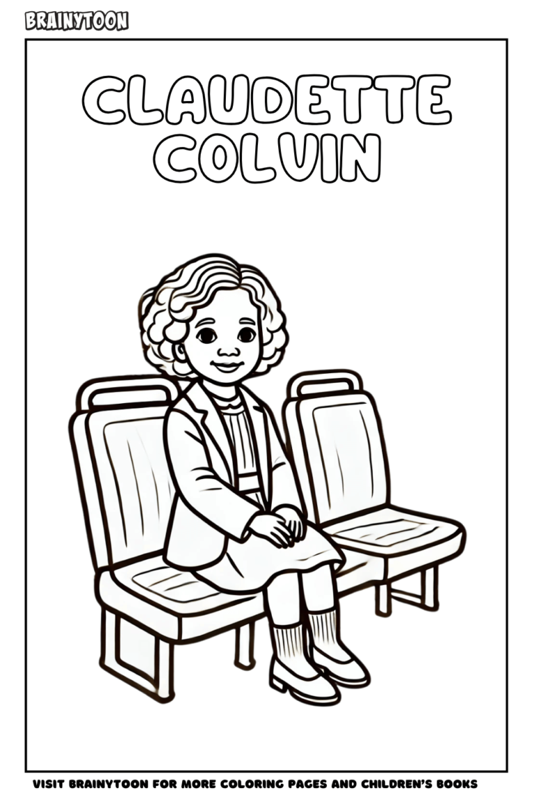 Biography and fact book about Claudette Colvin for kids