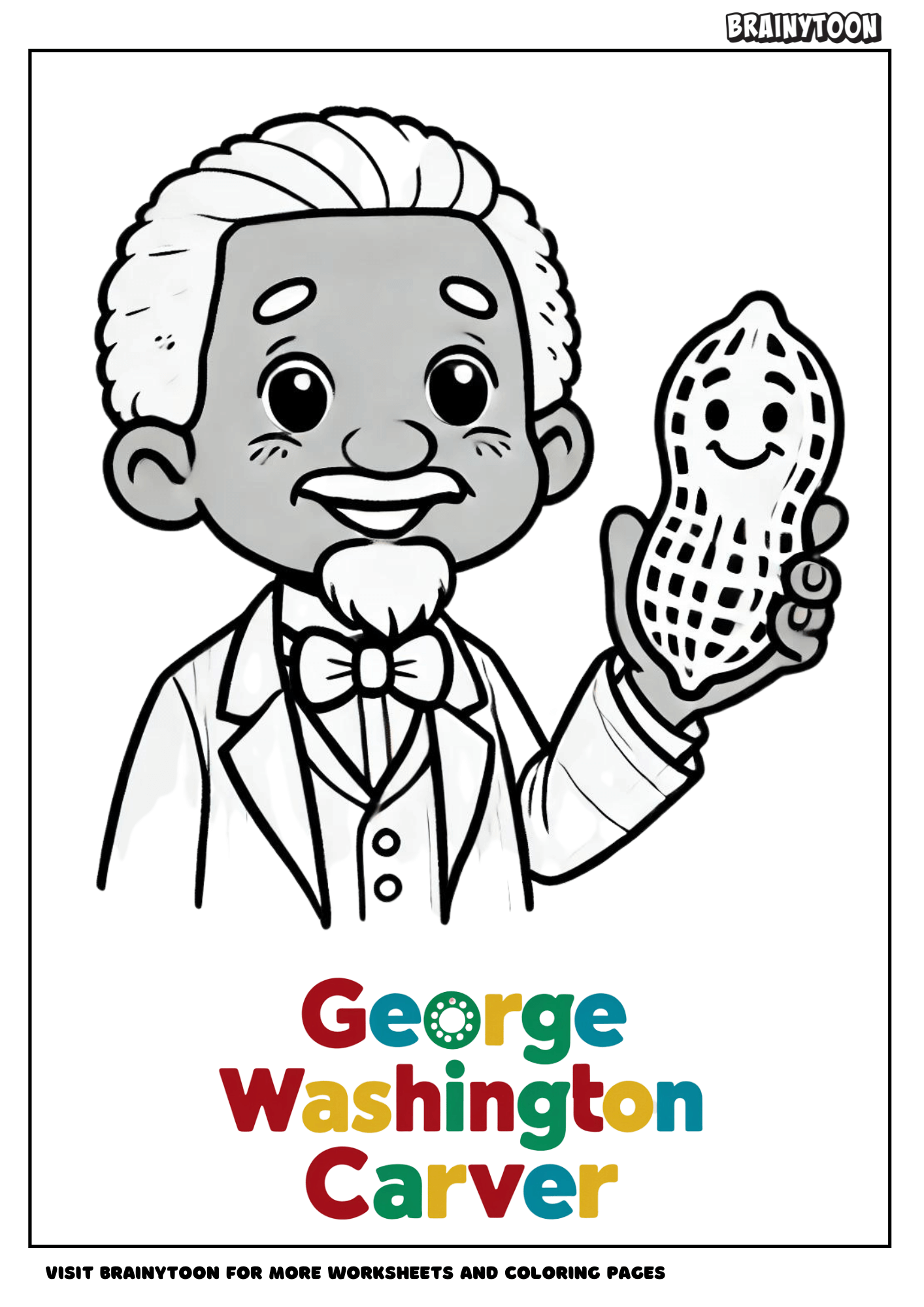 George Washington Carver Coloring Pages and Activities for Kids