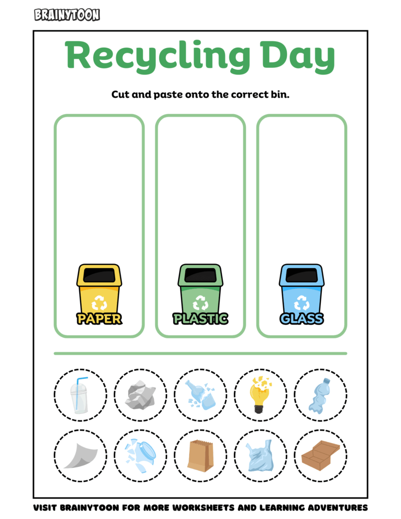 Earth Day Preschool Activities and Worksheets